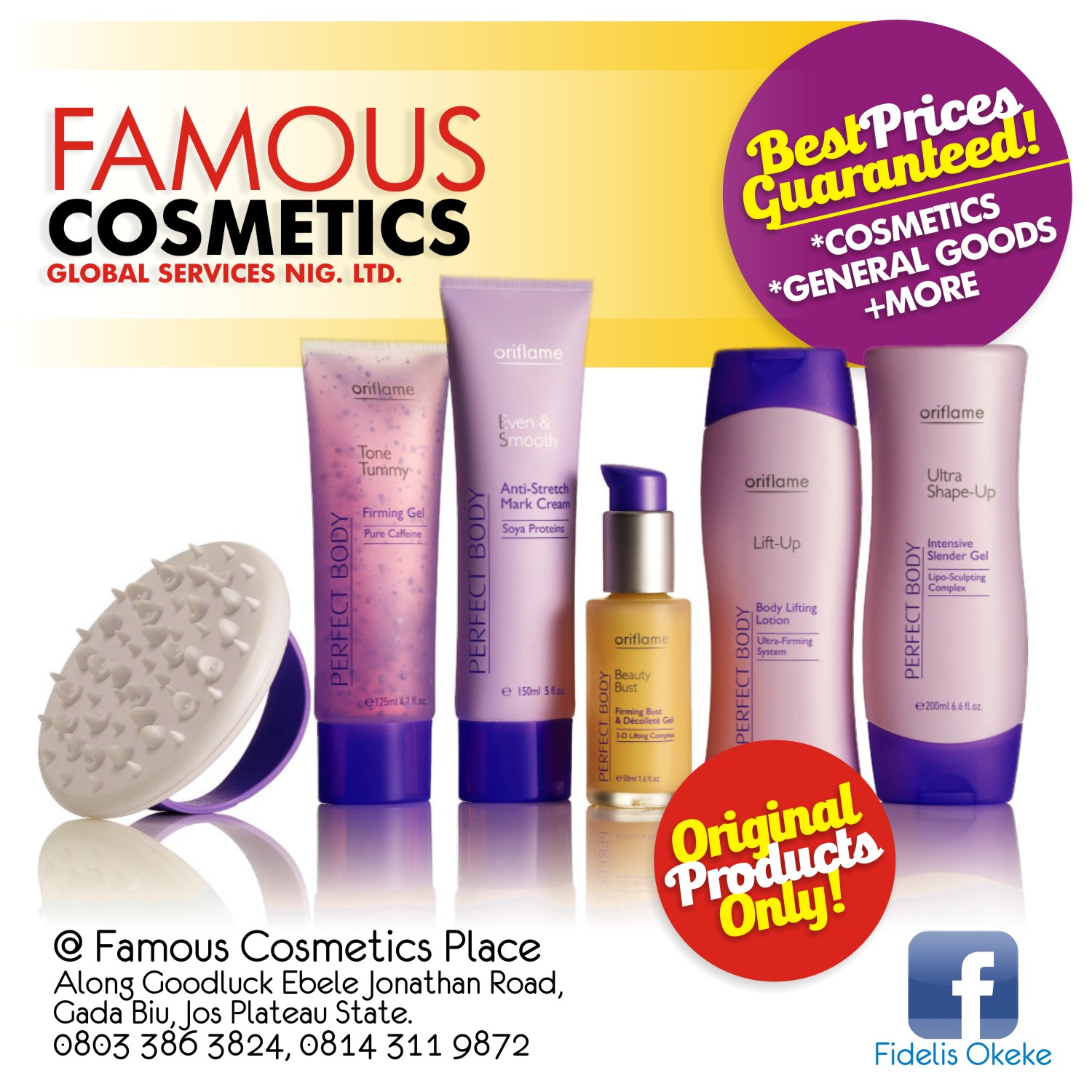 Famous Cosmetics Global Services, Dealers on all kinds of cosmetics ...